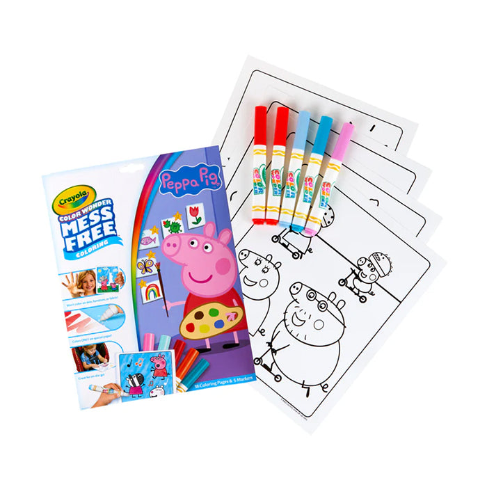 Color Wonder Mess Free Peppa Pig Coloring Set – Sundora