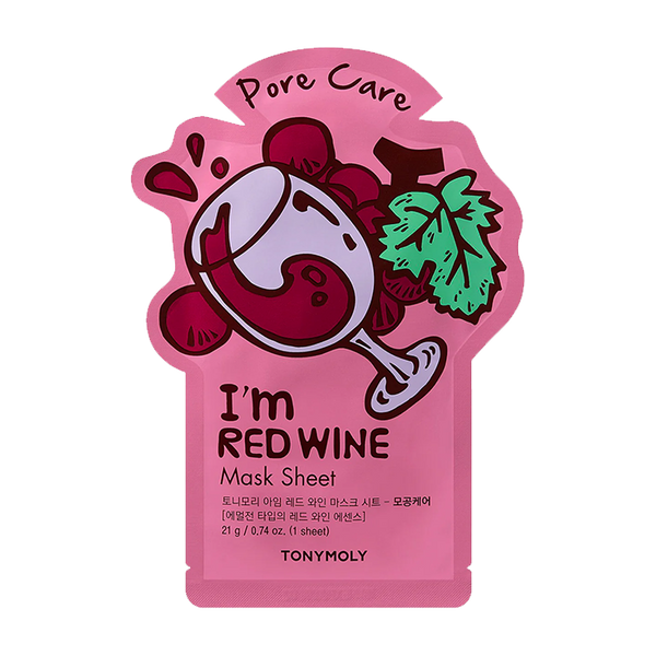I Am Red Wine Mask Sheet – Pore Care – Sundora